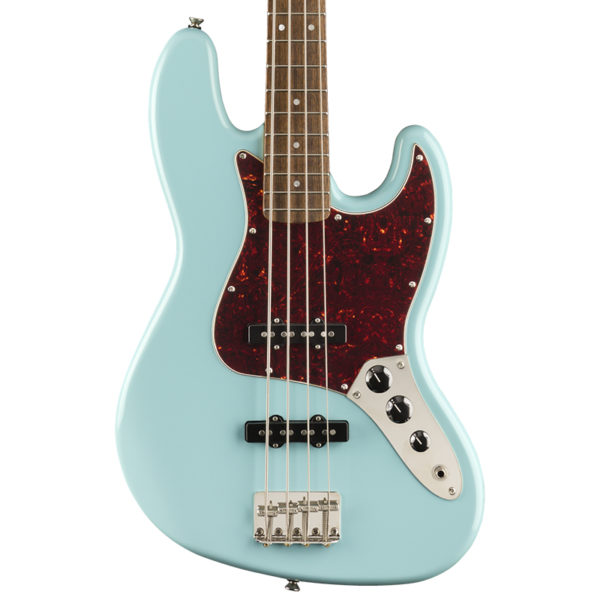Squier Classic Vibe '60s Jazz Bass Daphne Blue Bass Guitar - World of Music