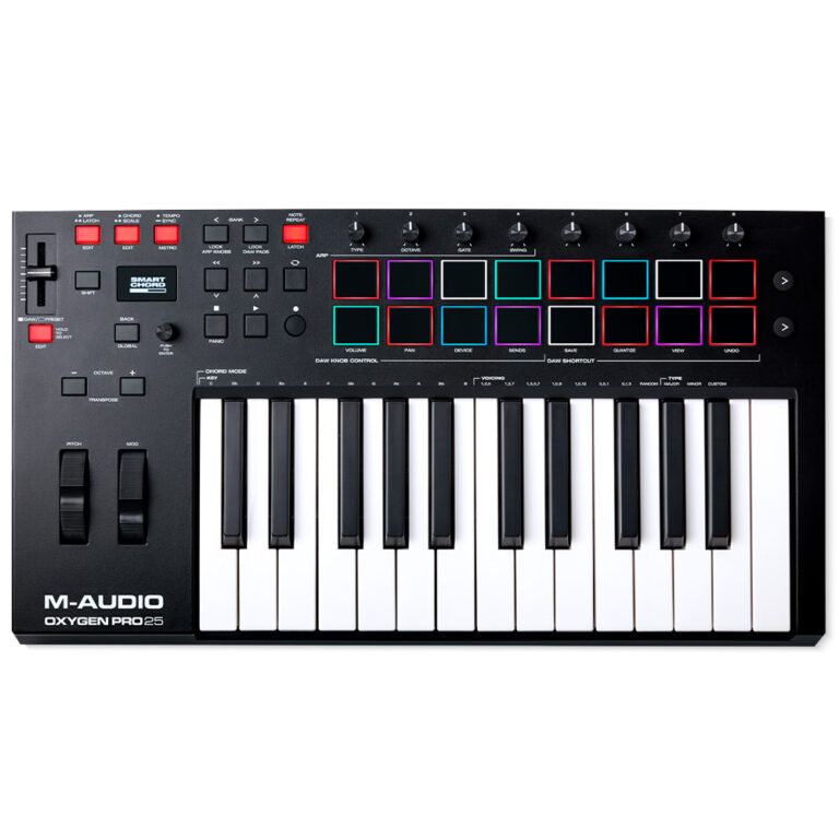 M-Audio Oxygen Pro 25 USB MIDI Keyboard Controller - World of Music